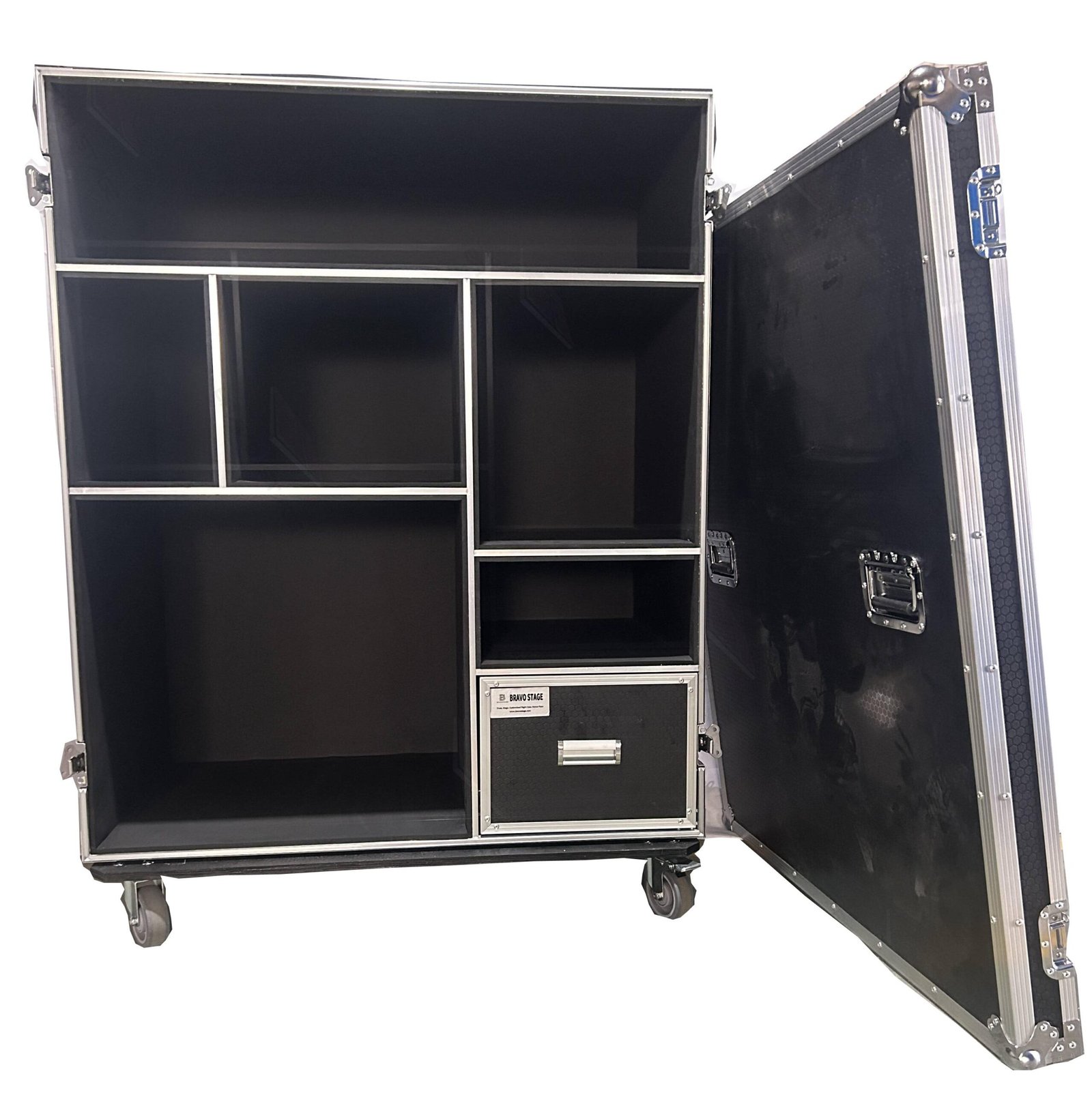 Drum Flight Case with Drawer - Bravostage - China Aluminum Lighting ...