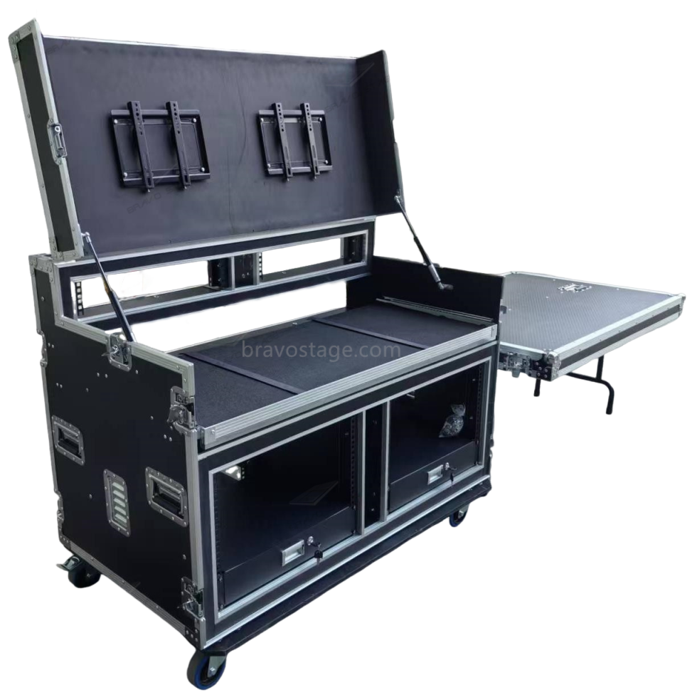 Mobile Video DJ Production Workstation Flight Case - Bravostage - China ...