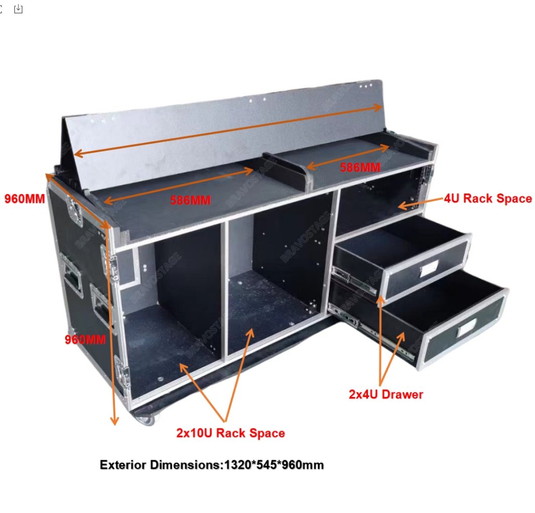 Customized led screen flight case - Bravostage - China Aluminum ...