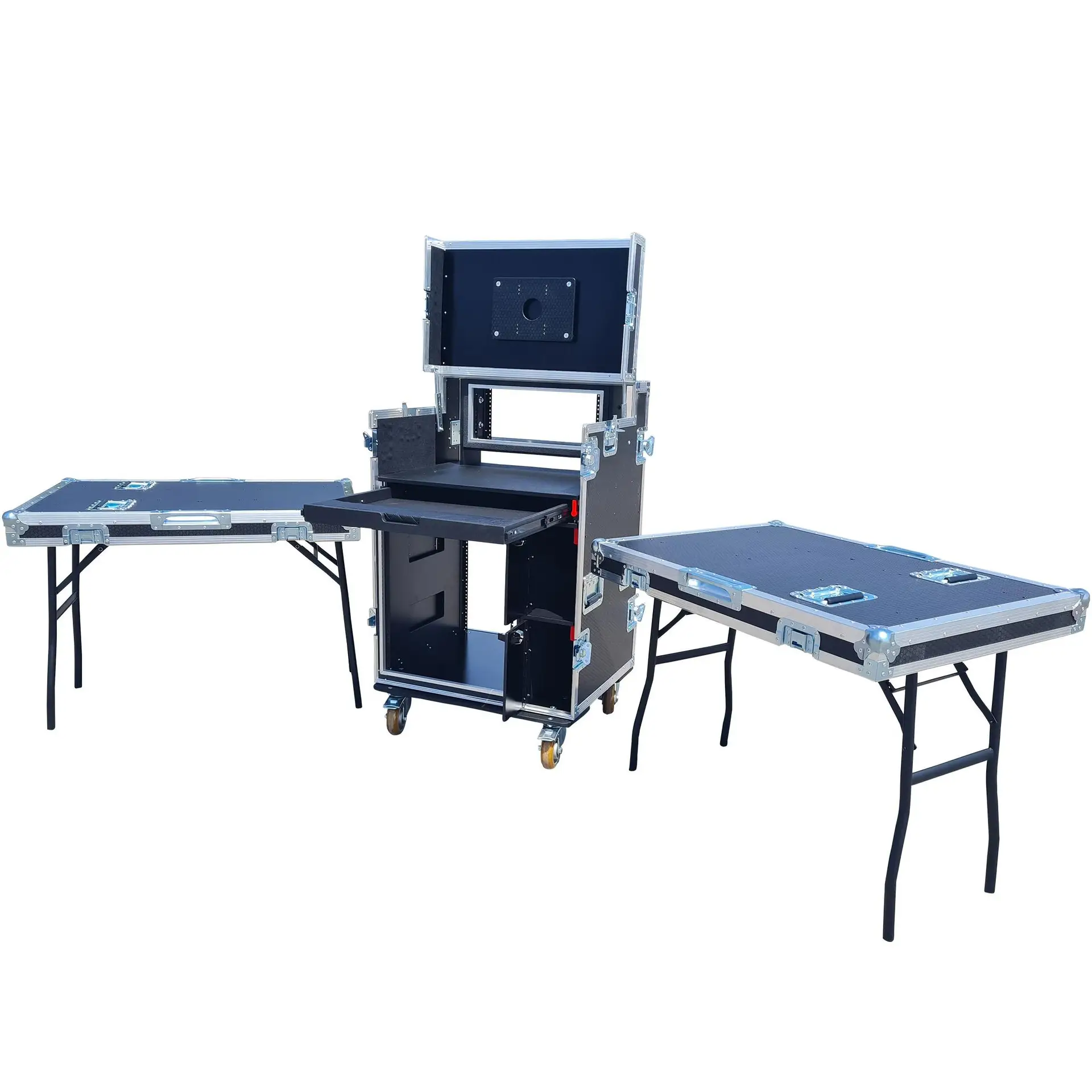 Mobile AV Broadcasting Streaming Recording Studio Workstation Case ...