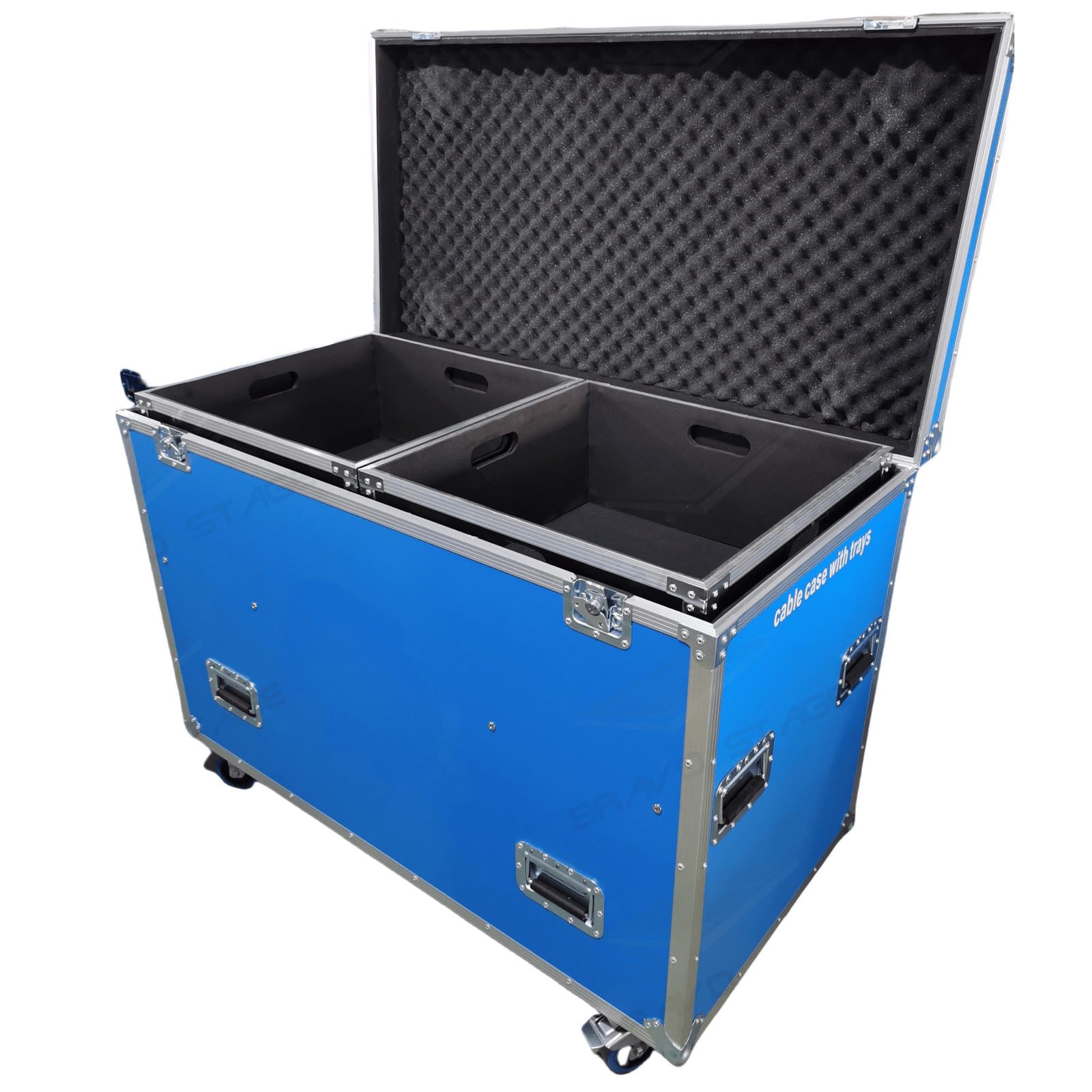 Blue Heavy-Duty Utility Flight Case with Tray - Bravostage - China ...