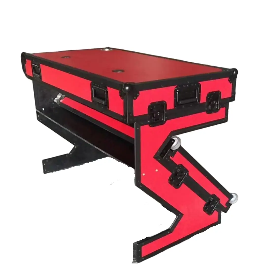 Foldable DJ Z Style Table Flight Case with Beer Cup - Bravostage ...
