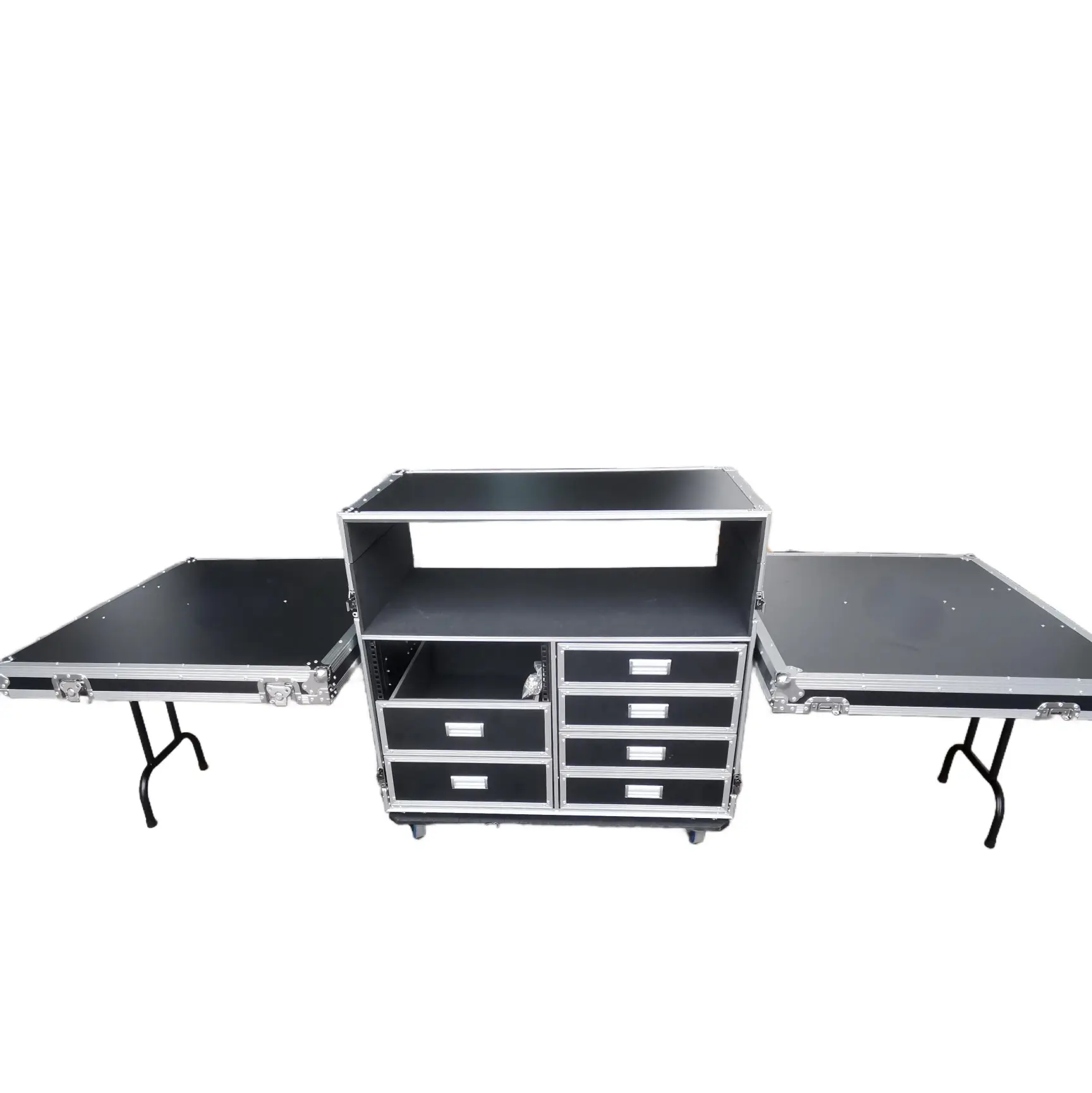 ATA Flight Style Mixing Console Case 12U Shockproof Rack (2) Side ...